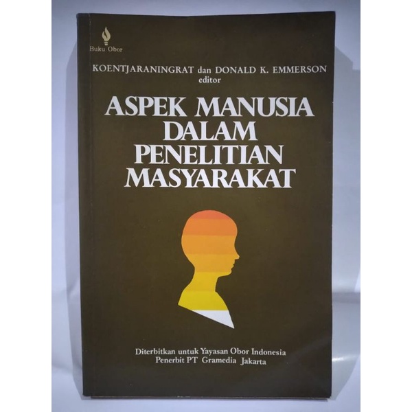 Jual Aspek Manusia dalam penelitian Masyarakat | Shopee Indonesia