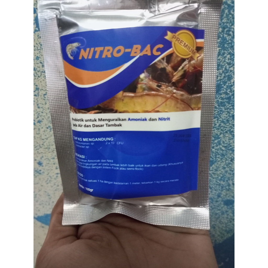 Jual Probiotik nitrobacter 100 gram / nitrobacter / probiotik ikan ...