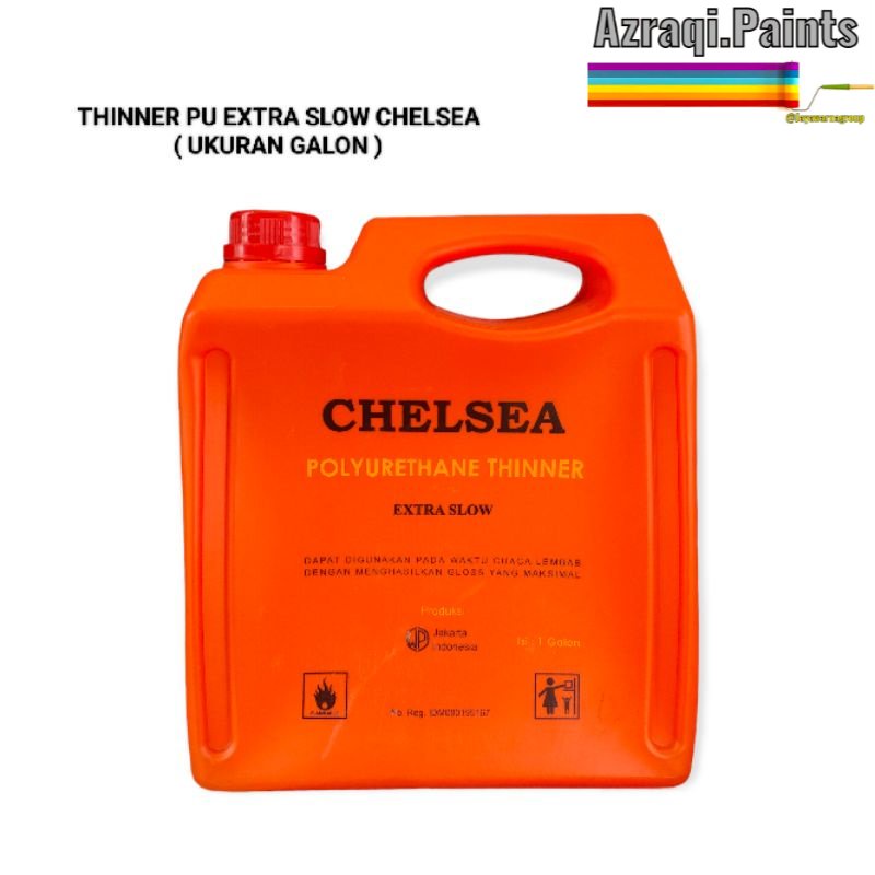 Jual THINNER PU CHELSEA EXTRA SLOW ( UKURAN GALON ) | Shopee Indonesia