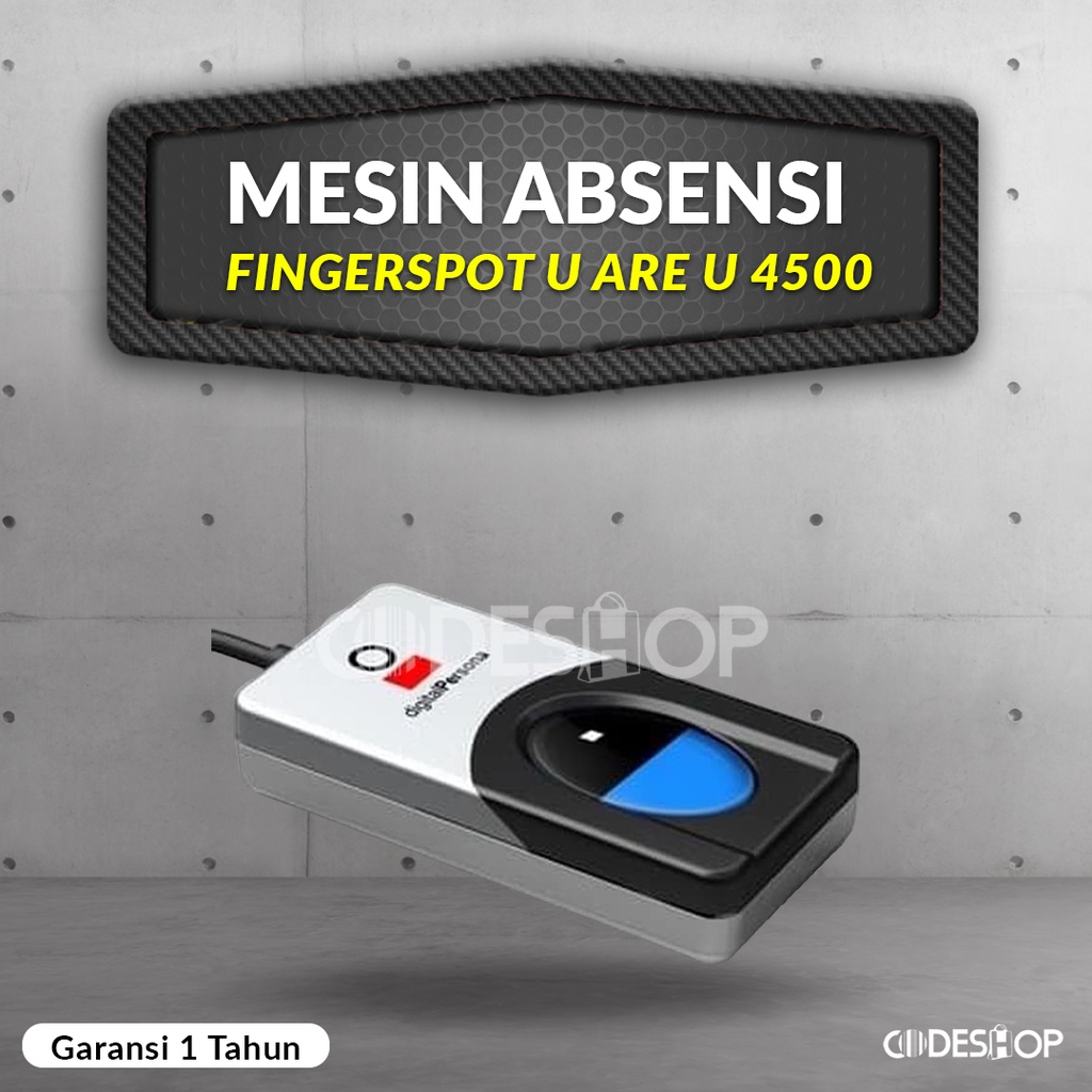 Jual Fingerspot U are U 4500 Digital Persona Flexcode HID Mesin Absensi ...