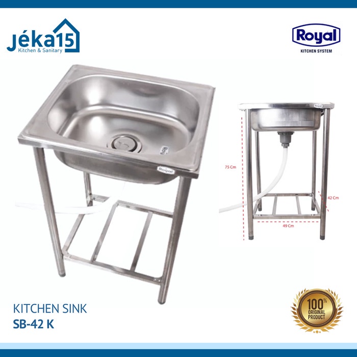 Jual Saringan Bak Cuci Piring Portable Royal Sb-42 / Standing Sink ...
