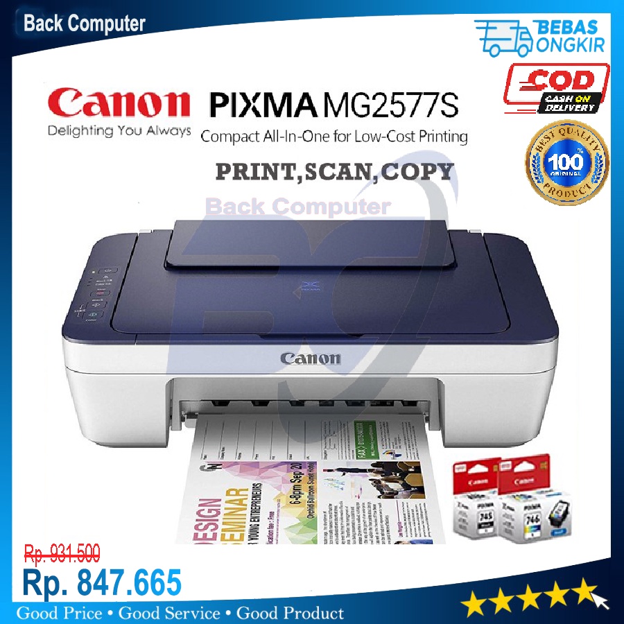 Jual Printer Canon All in One MG2577s | Shopee Indonesia