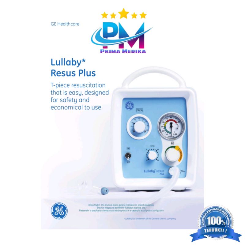 Jual Lullaby Resus Plus GE Healthcare / T-Piece Resuscitation / Neopuff ...