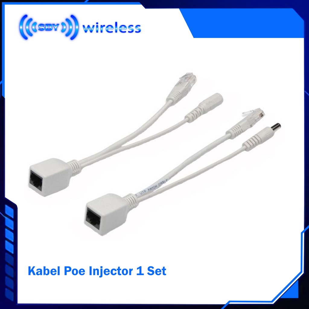 Jual Kabel Poe Splitter / Kabel Poe Spliter / Kabel Poe Injector 1 Set ...
