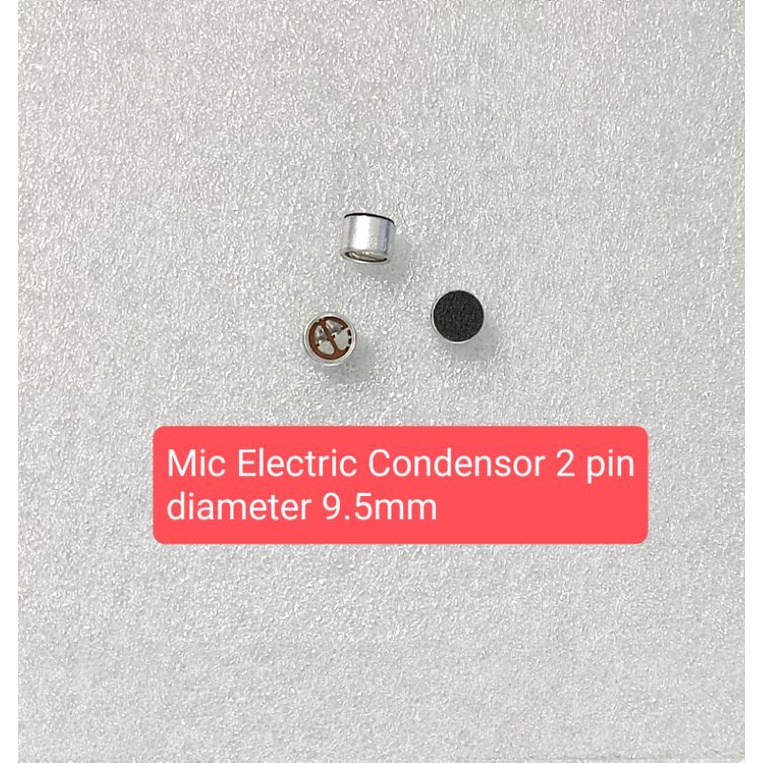 Jual Mini Mic Capsule Electret Condensor 2P Microphone | Shopee Indonesia