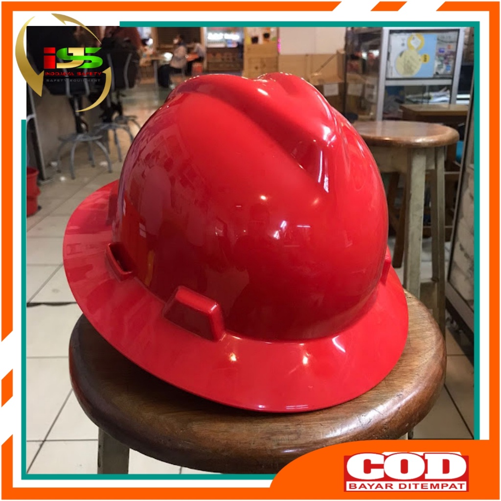 Jual Helm Safety MSA Full Brim Fastrack Original Safety Helmet Proyek ...