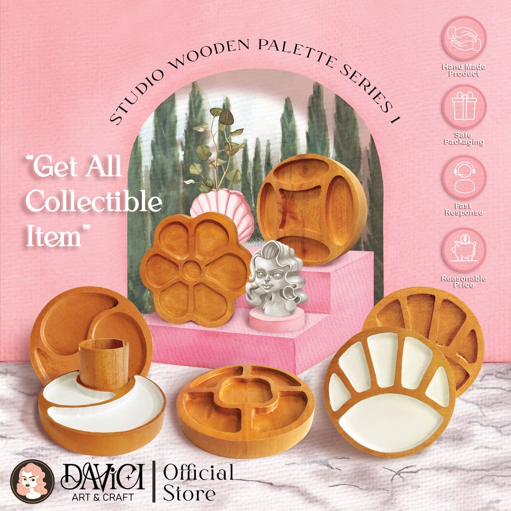 Jual DAVICI Studio Wooden Palette Series 1 / Studio Wooden Palette ...