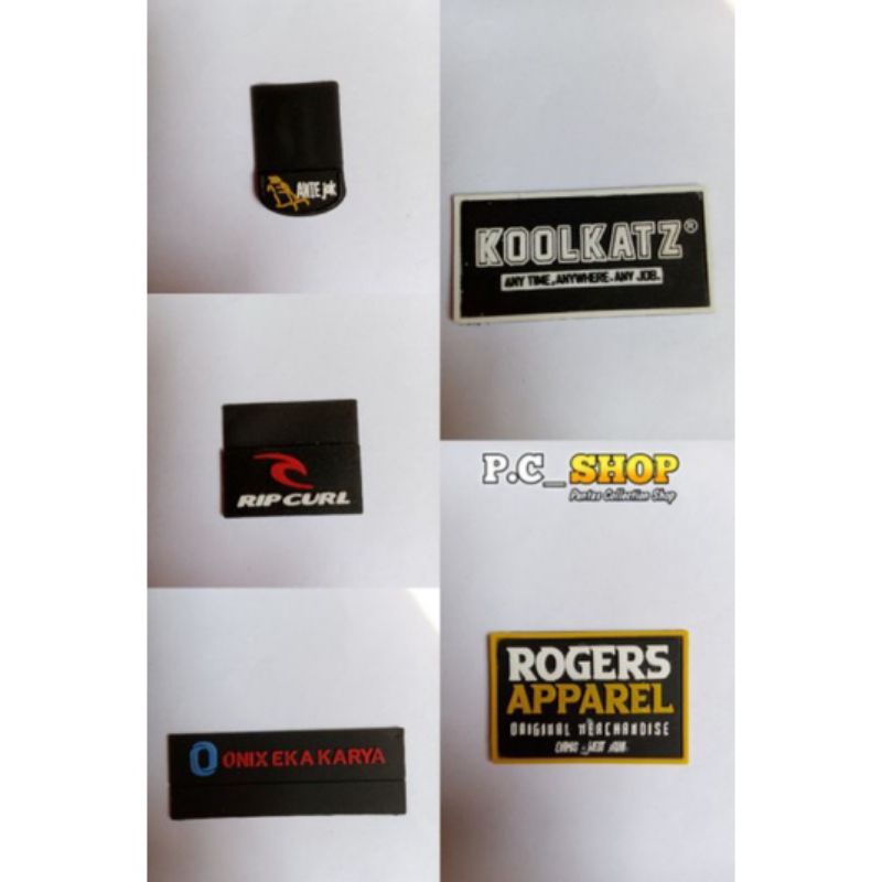 Jual PATCH RUBBER CUSTOME/LABLE JAHIT/LABEL TAS/LABEL HIJAB/LABEL TOPI ...