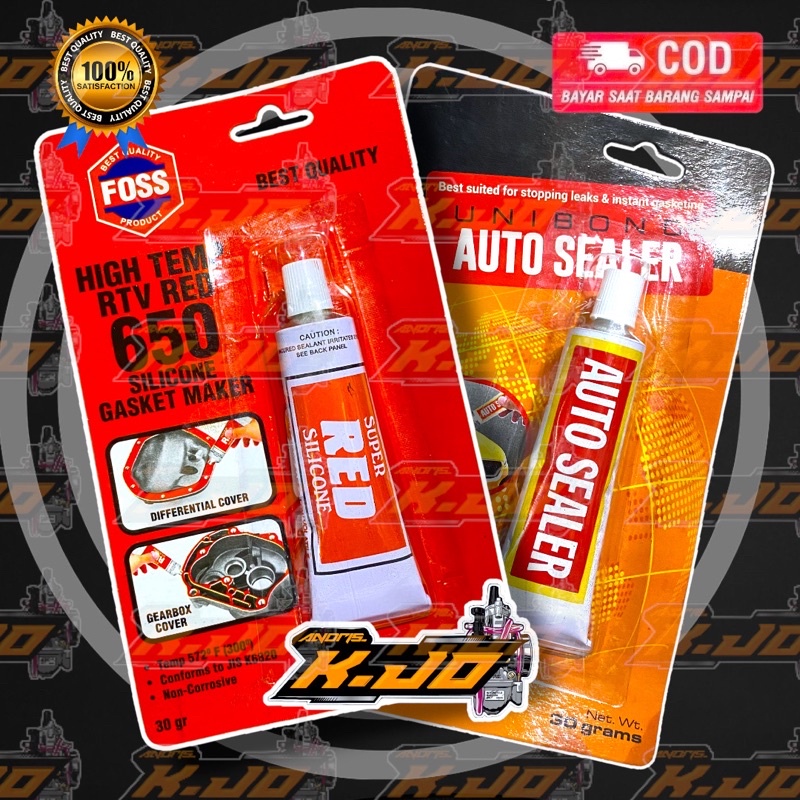 Jual Perekat Lem Paking Packing UNIBOND AUTO SEALER Autosealer Hitam ...