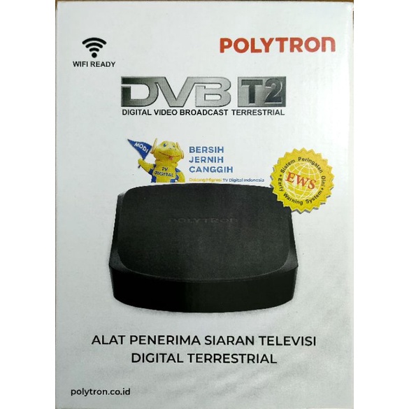 Jual SET TOP BOX POLYTRON DVB T2 PDV 709T2 WIFI digital receiver ...
