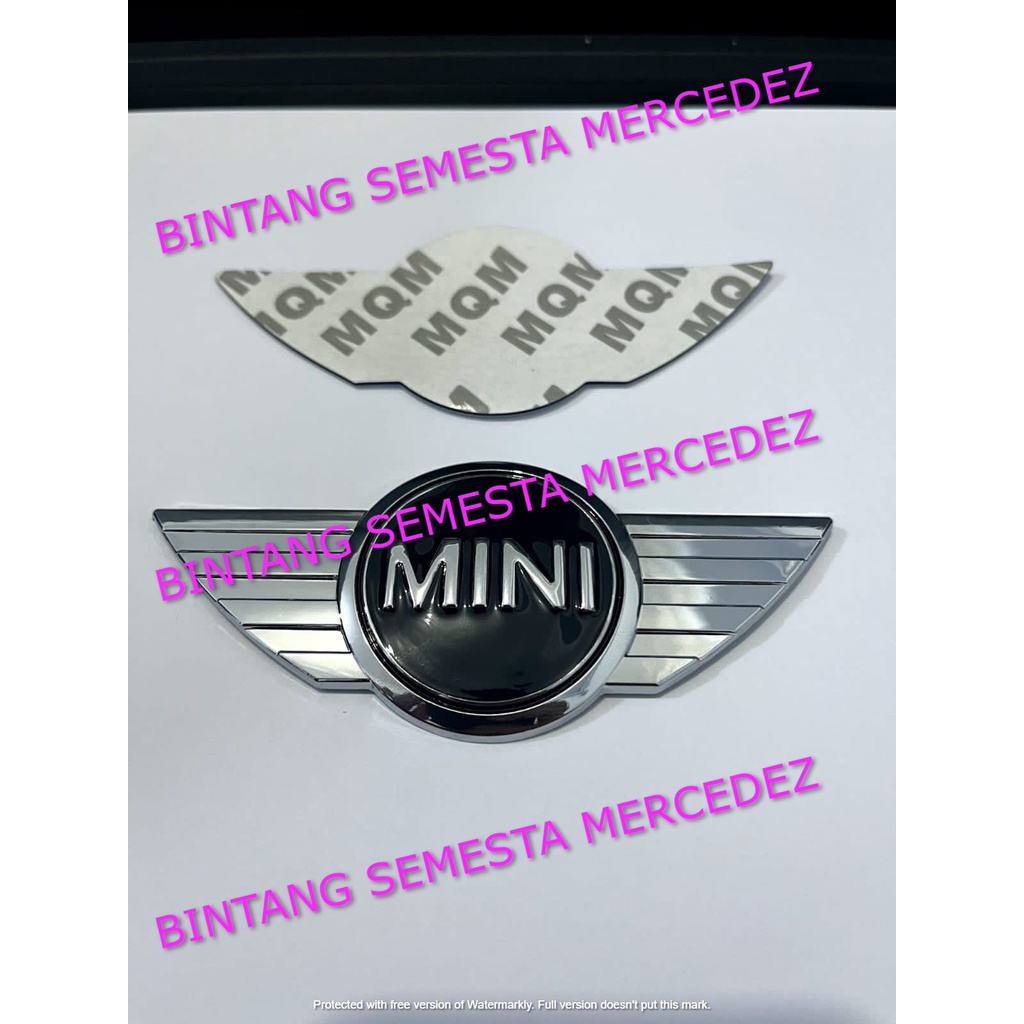 Jual Emblem Logo Mini Cooper 3D Emblem Metal Badge Mini Cooper Grade A ...