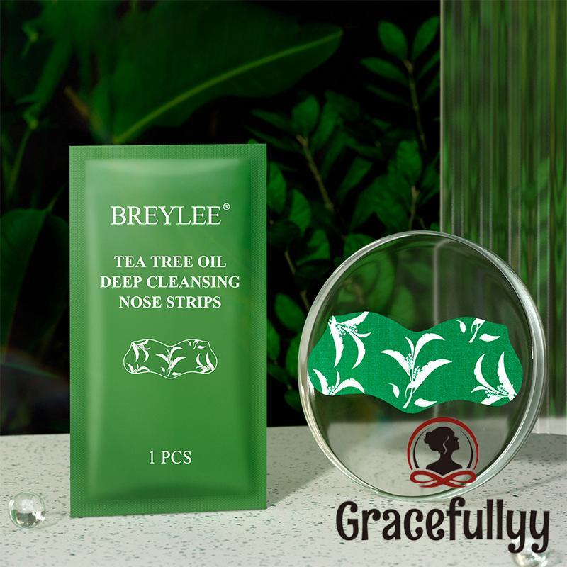 Jual [COD]BREYLEE-(1 Pcs)Tea Tree Blackhead Mask Nose Strips Masker ...