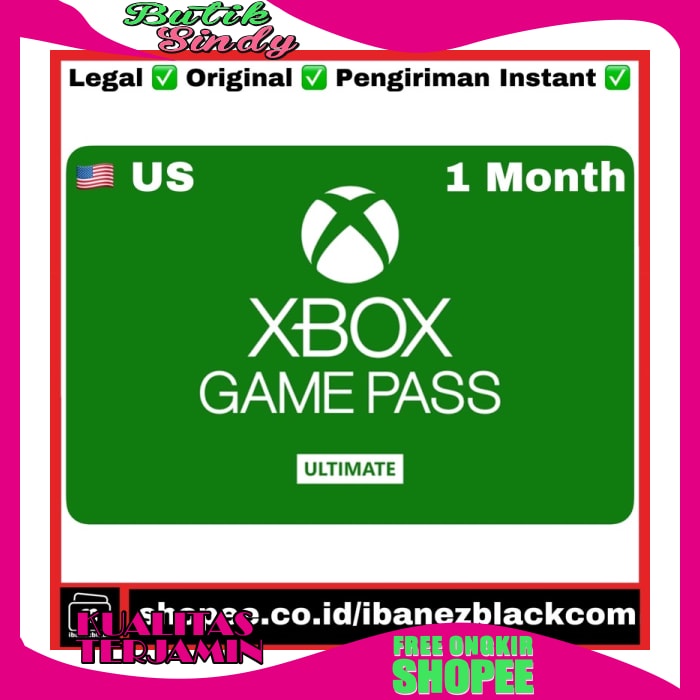 Jual Popuper / Murah / Promo / Original Xbox Game Pass 1 Month Ultimate ...