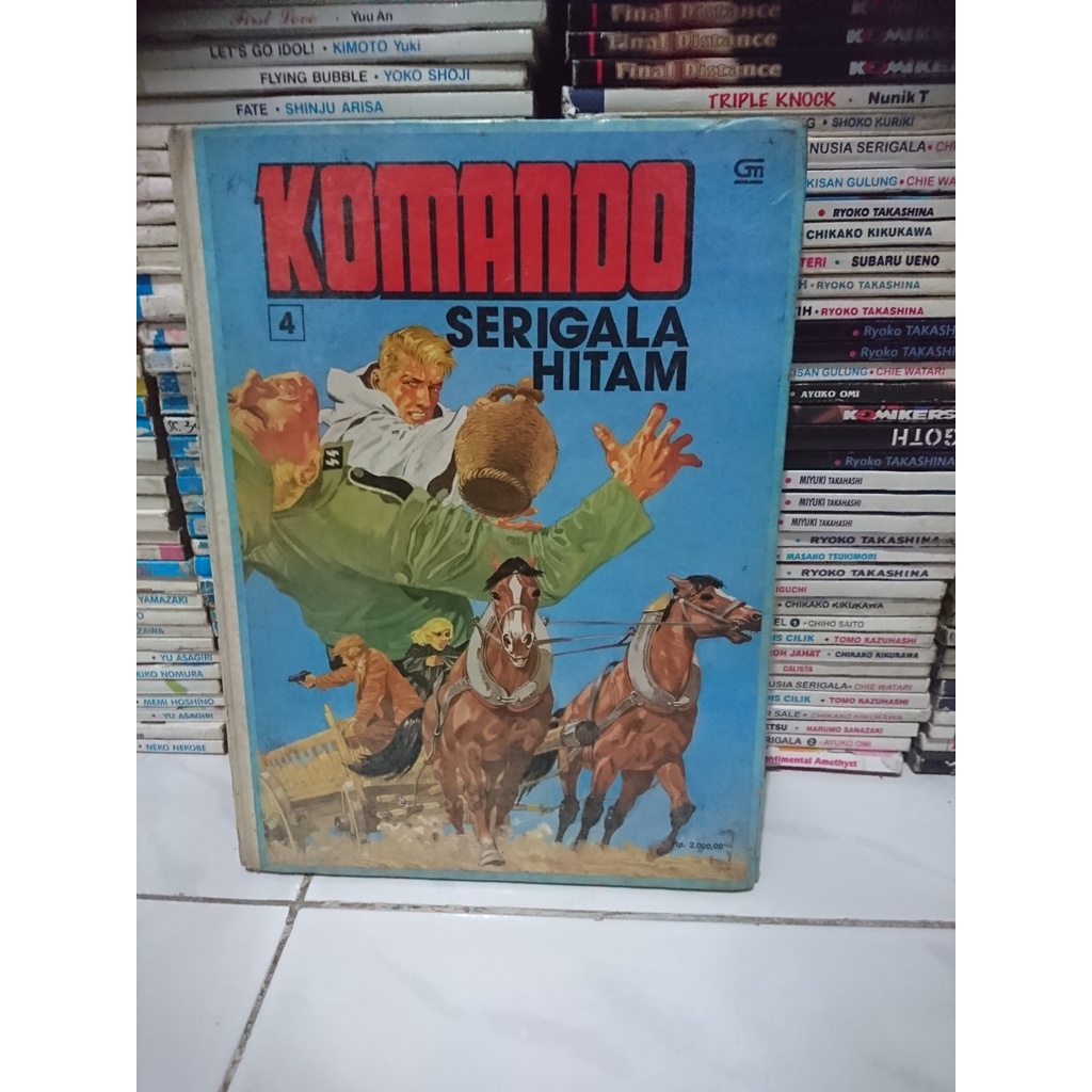Jual Cergam eropa - Komando vol 4 - serigala hitam | Shopee Indonesia