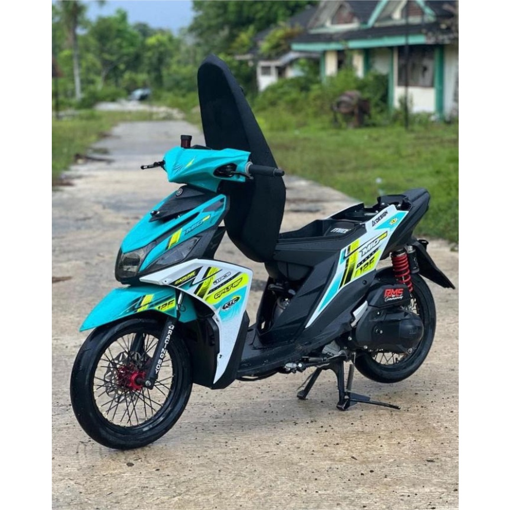 Jual Striping Stiker Decal Transparan Mio M3 / Mio z / Mio 125 Papas ...