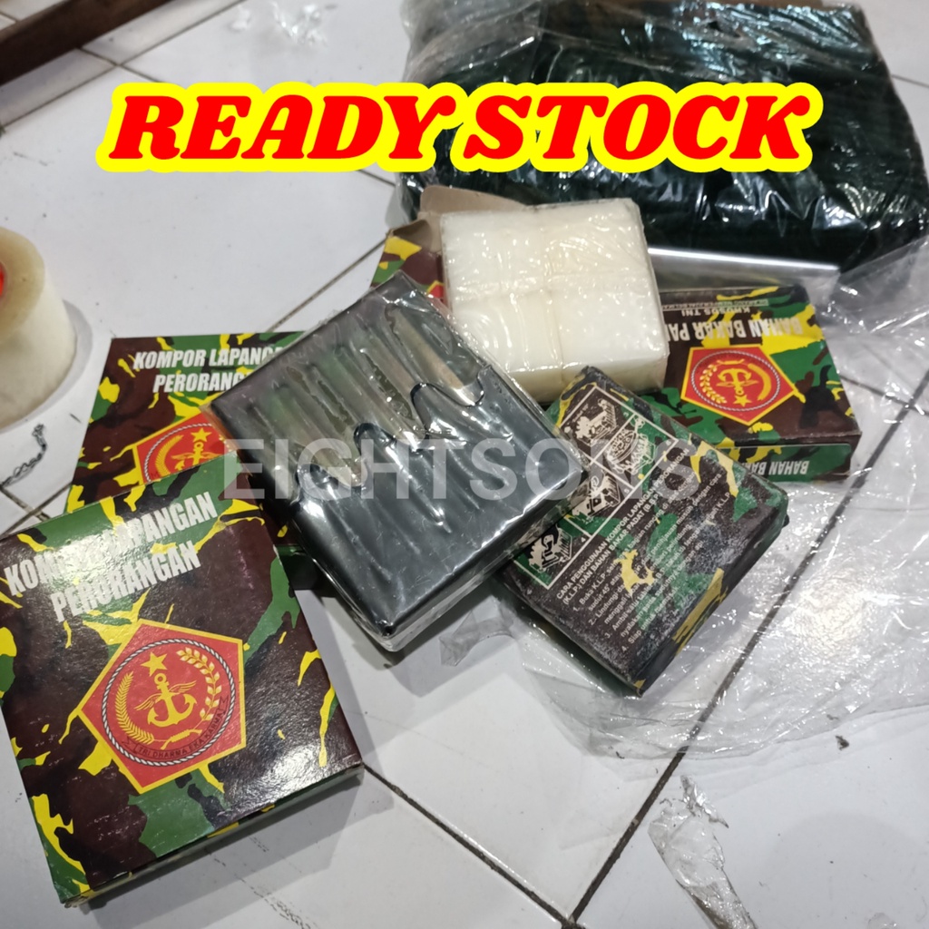 Jual Kompor Paravin Parafin Bahan Bakar Padat Lapangan Original Jatah ...