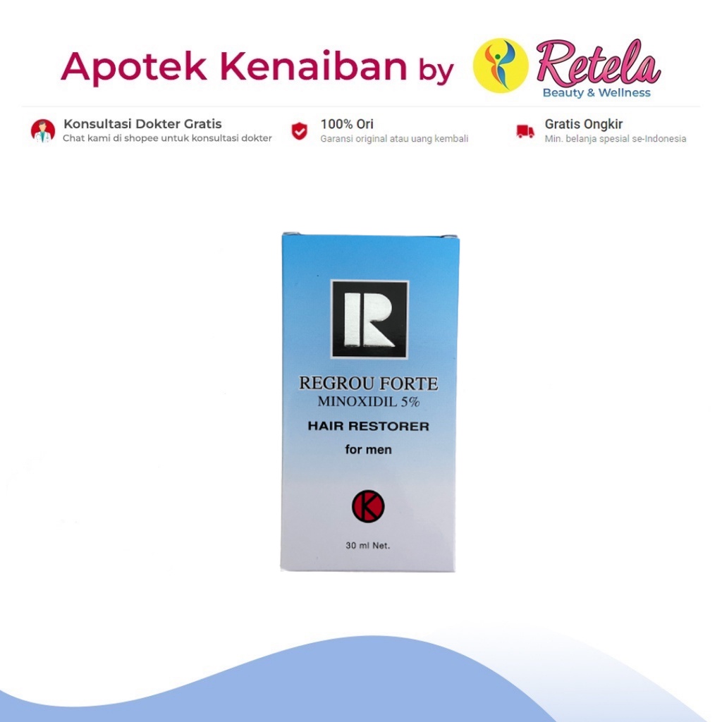 Jual REGROU FORTE 30ML untuk rambut rontok | Shopee Indonesia