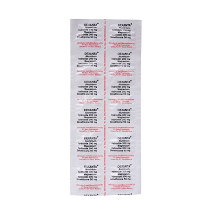 Jual DEXANTA 1 STRIP ISI 10 TABLET / MAAG / TUKAK LAMBUNG | Shopee ...