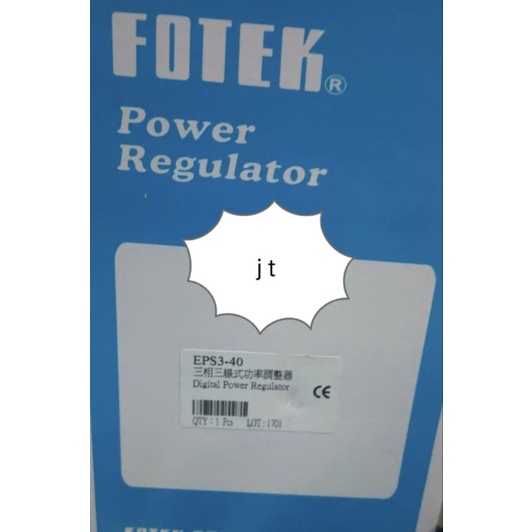 Jual fotek EPS3-40 3phase digital power regulator scr new original 100% ...