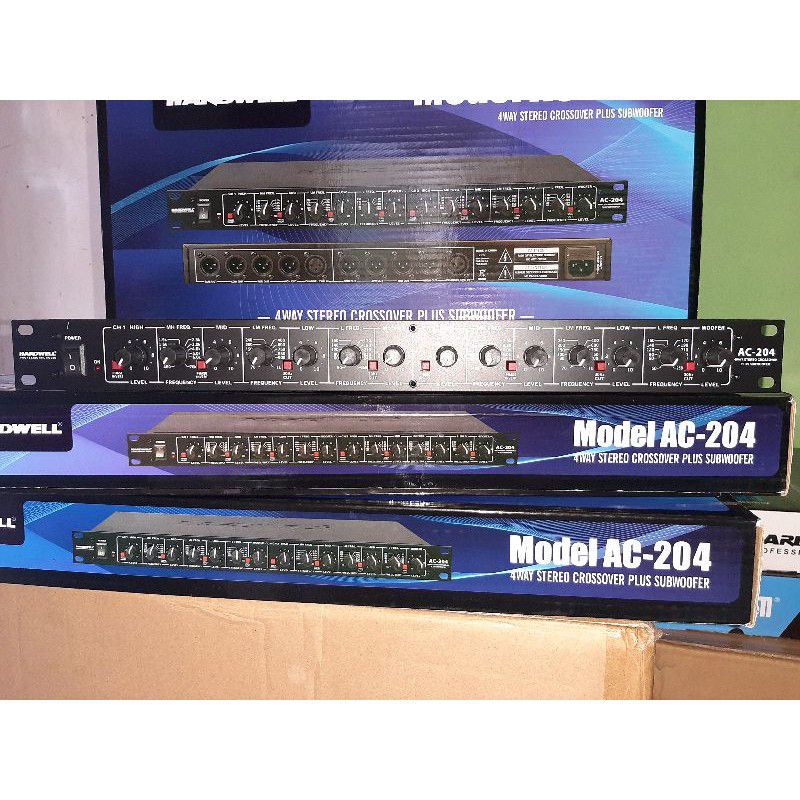 Jual crossover Hardwell AC 204 AC204 Original Garansi resmi ( 4 Way ...