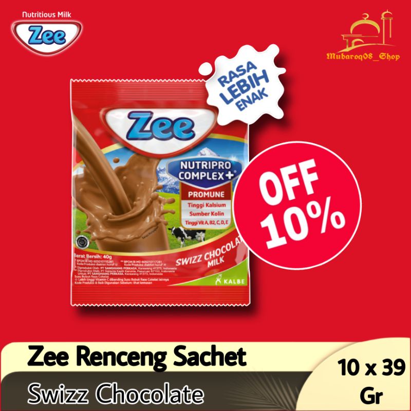 Jual Zee Sachet Chocolate 10 x 39gr | Shopee Indonesia