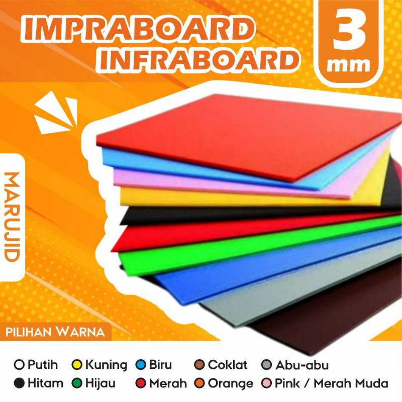 Jual INFRABOARD IMPRABOARD 100X75cm Tebal 3mm PP BOARD | Shopee Indonesia