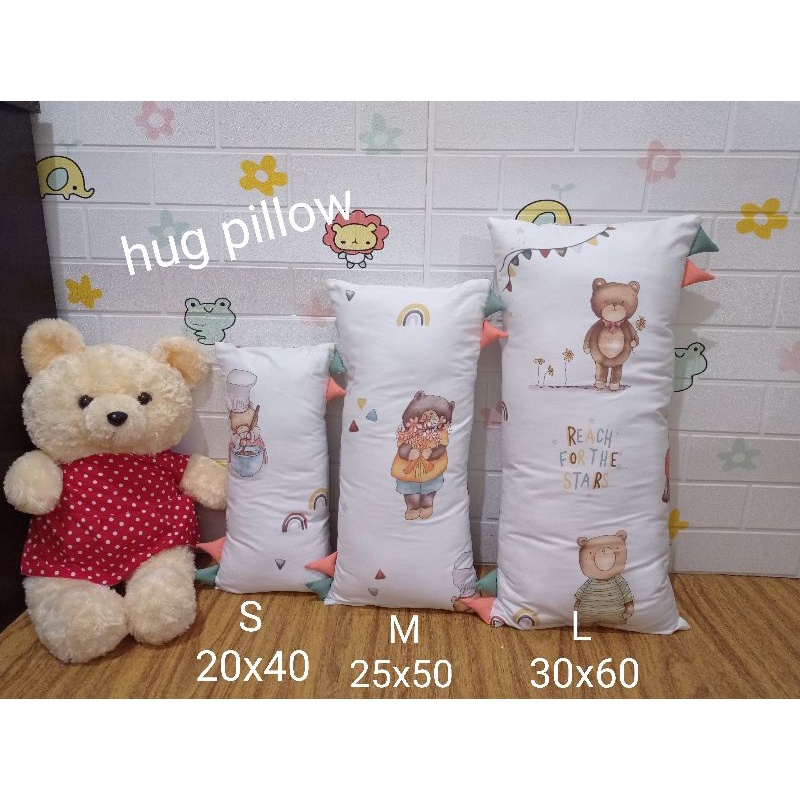 Jual bantal bayi panjang/ hug pillow/ guling bayi 2 in 1 bahan katun ...