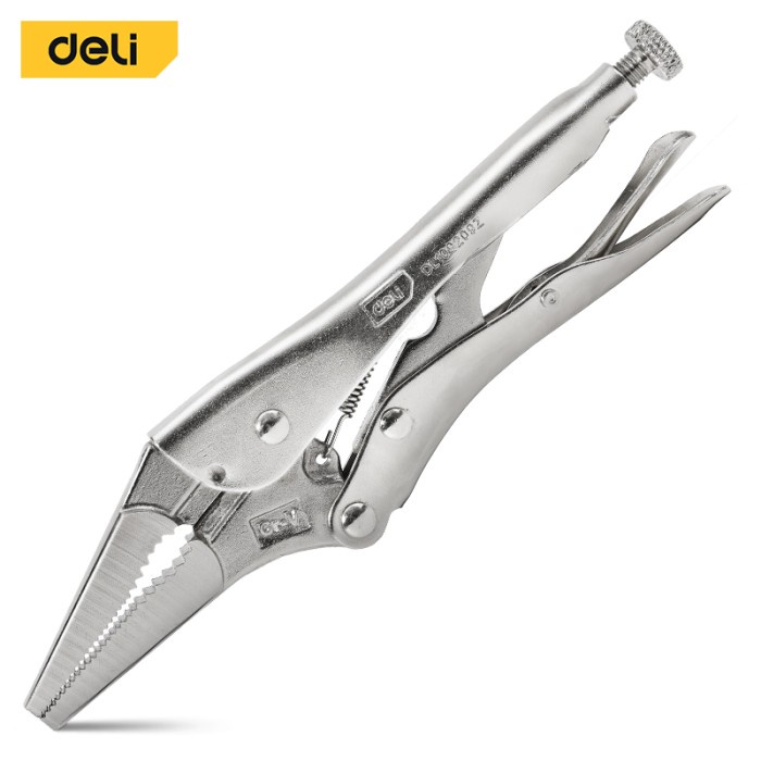 Jual Deli Tang Buaya Lancip 9 Inch / Long Nose Locking Plier EDL109209Z ...