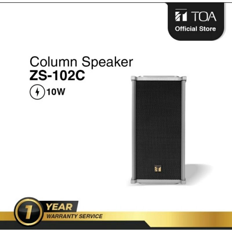 Jual TOA ZS - 102C Column Speaker / Kolom Speaker Bahan Metal Asli dan Bergaransi | Shopee Indonesia