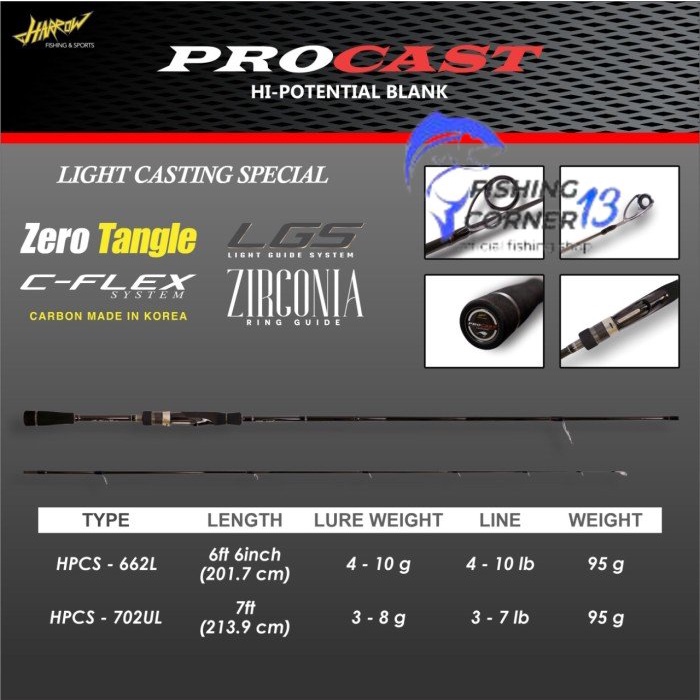 Jual ROD HARROW PROCAST - HPCS-662L | Shopee Indonesia