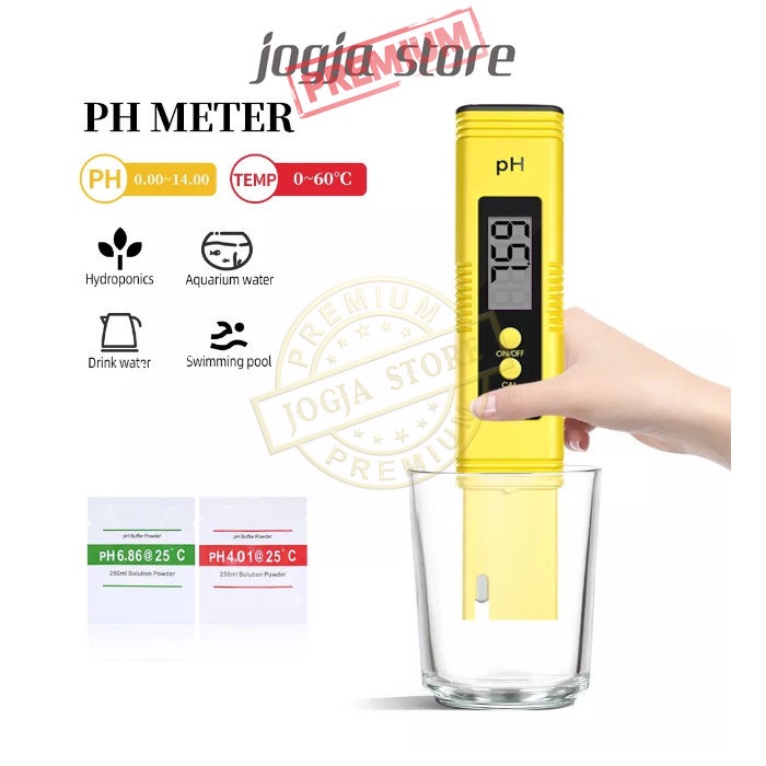 Jual PH Meter Auto Calibration Kalibrasi Otomatis Calibrate Digital ...