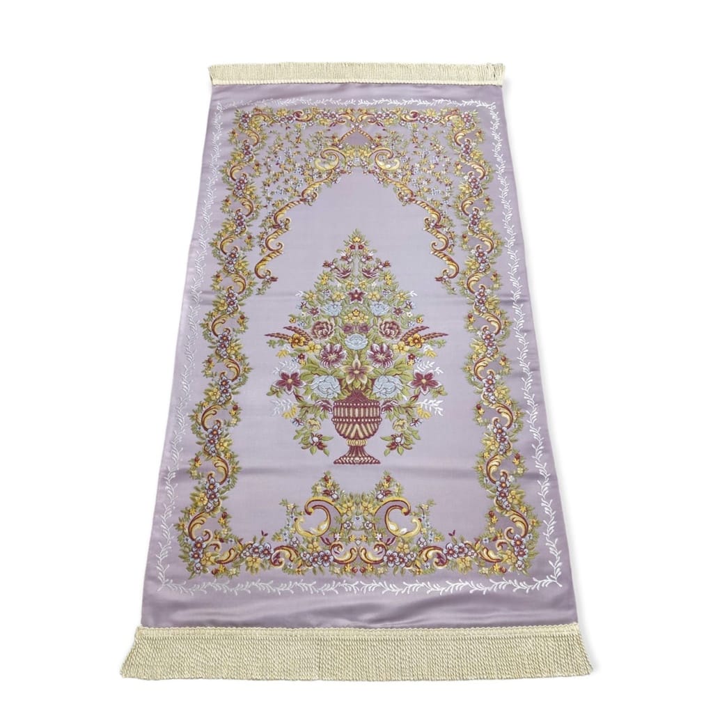 Jual sajadah turki prayer rug turkey bahan satin premium fashion muslim ...