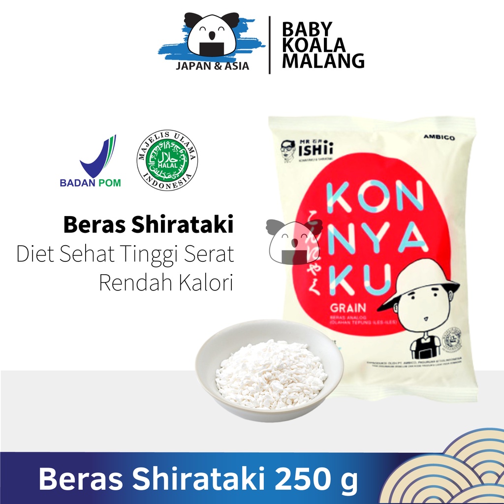 Jual BERAS SHIRATAKI Low Carbo 250 g │ Diet Keto Rice Export Qualityy ...