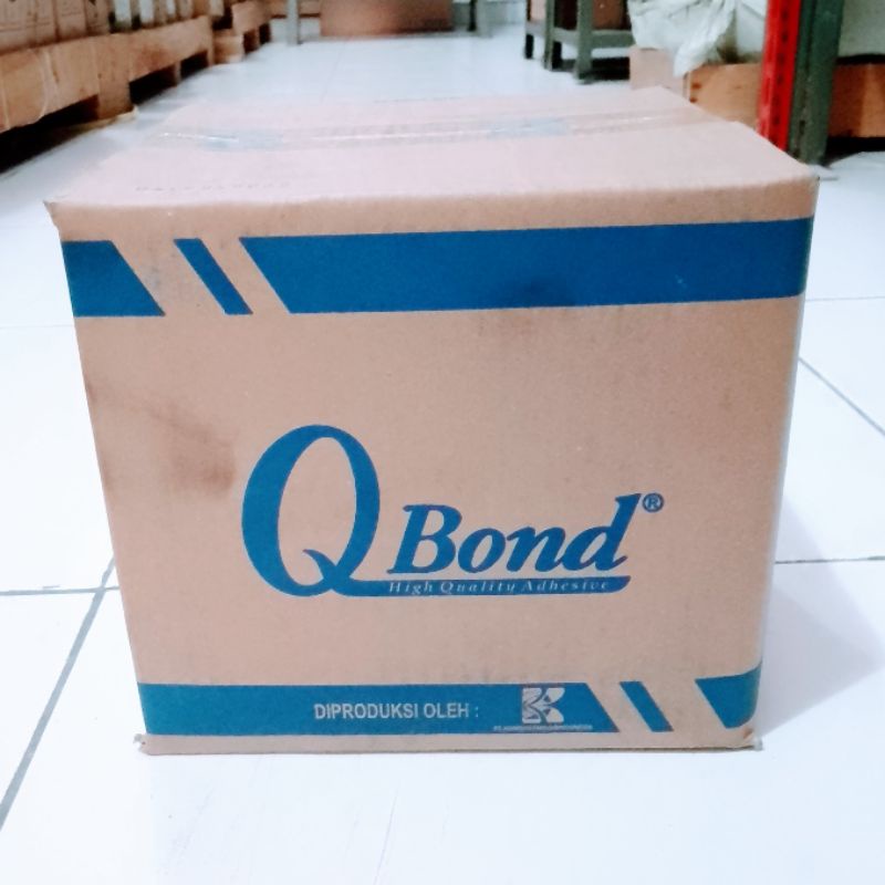 Jual lem putih Q Bond isi 5KG/lam kayu dan kertas,(lem serbaguna ...