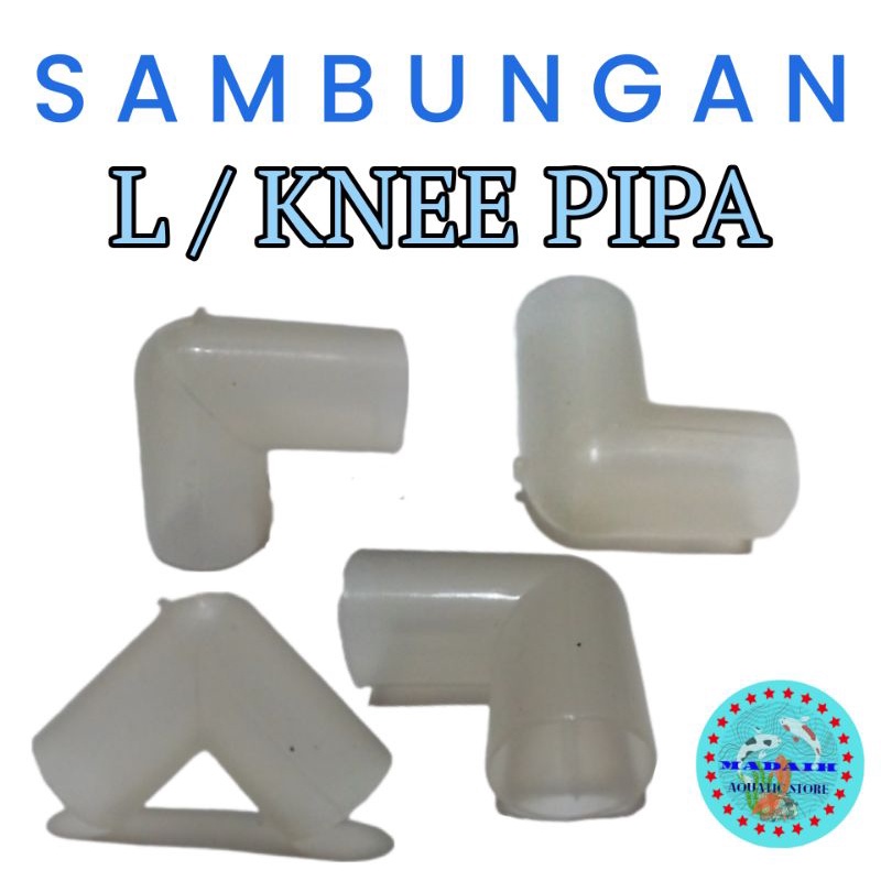 Jual Knee / sambungan L pipa transparan akuarium | Shopee Indonesia