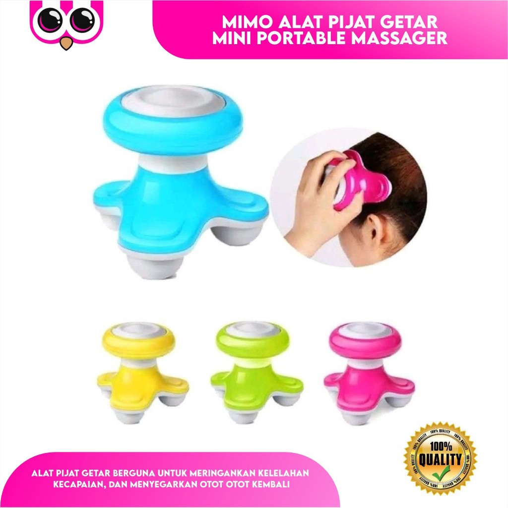 Jual MIMO ALAT PIJAT GETAR MINI PORTABLE MASSAGER | Shopee Indonesia