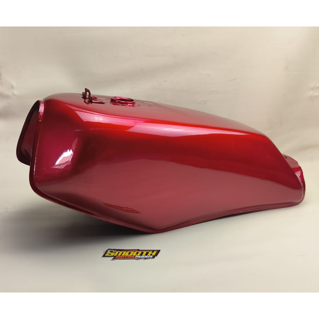 Jual Tangki bensin Tangki motor RX King warna merah maroon barang ...