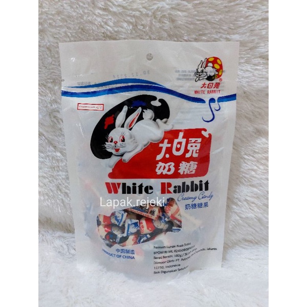 Jual White Rabbit Candy 108gr / Permen Susu Kelinci Non Halal / White ...