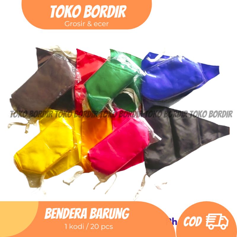 Jual 1 kodi Bendera Barung / 20 pcs bendera barung Pramuka siaga ...