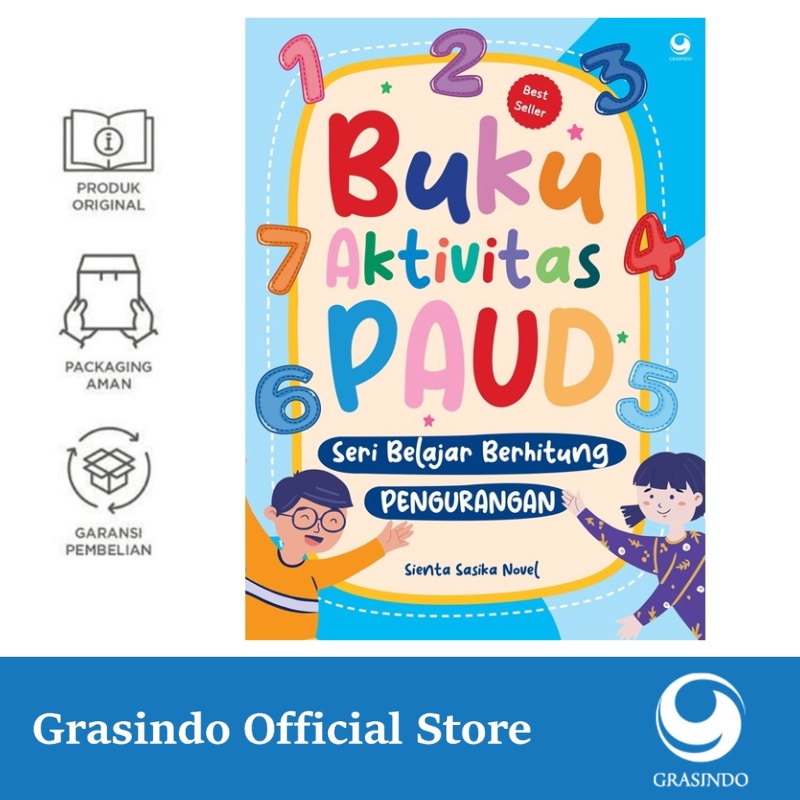 Jual Grasindo - BUKU AKTIVITAS PAUD SERI BELAJAR BERHITUNG PENGURANGAN ...