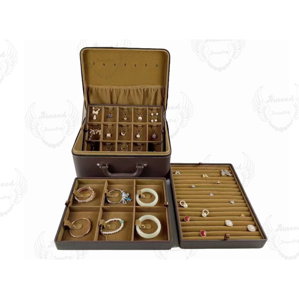 Jual Aineed｜Koper Storage Perhiasan - Tidak Berantakan - Mudah Dibawa ...