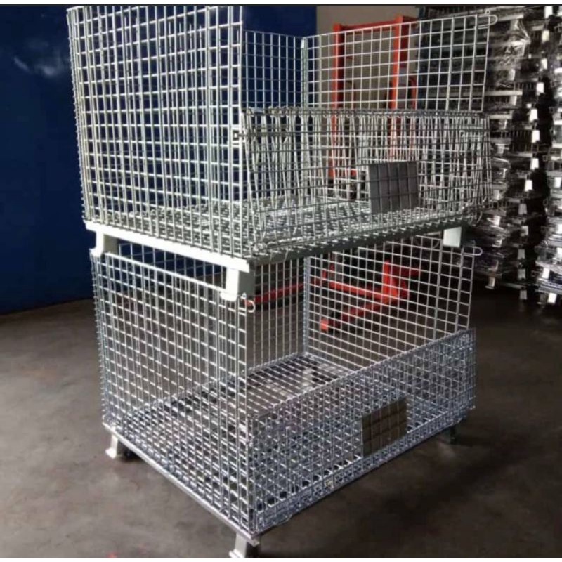 Jual Keranjang Besi Lipat / Pallet Mesh Stocky Dalton | Shopee Indonesia