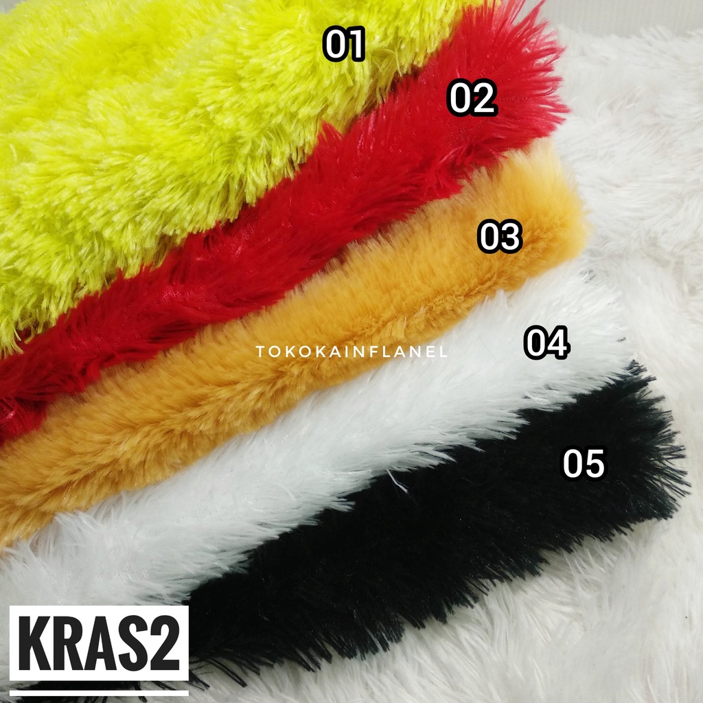 Jual Kras2 Kain Boneka Rasfur Panjang Bulu 1,5cm Ukuran 40x72cm ...