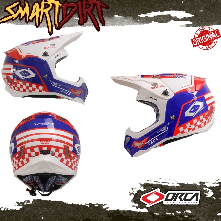 Jual HELM MOTOR CROSS ORCA HYPERION X HELM FULL FACE ORCA ORIGINAL ...