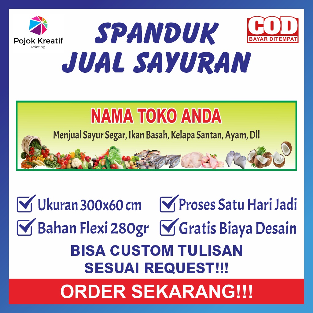 Jual Spanduk Sepanduk Banner Benner Baner Bener Backdrop Plang Usaha ...