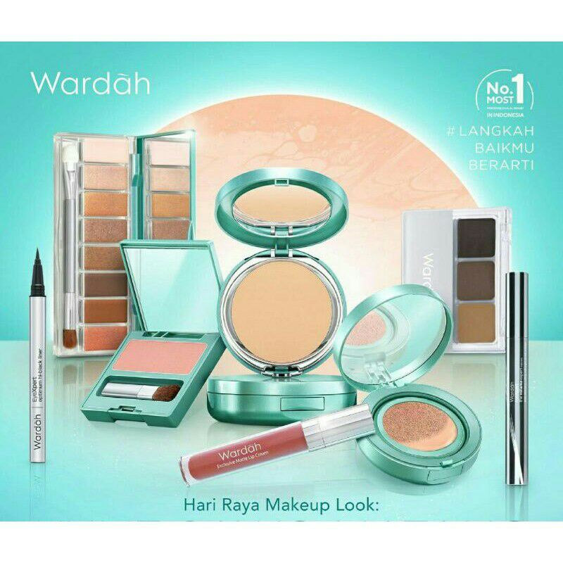 Jual WARDAH PAKET (FREE SERUM)EXCLUSIVE / PAKET MAKE UP / PAKET ...