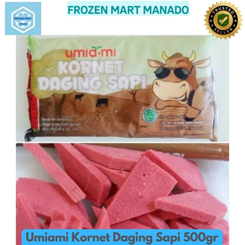 Jual Umiami Kornet Daging Sapi 500gr - Frozen Mart Manado (Frozen Food ...