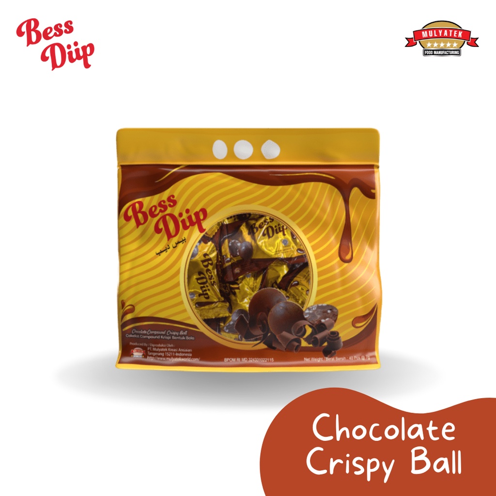 Jual Bess Diip Crispy Chocolate Ball Snack Bola Coklat Renyah Crispy 7 ...