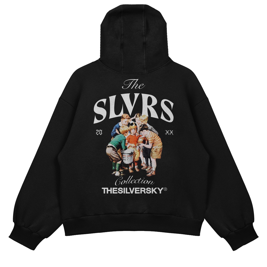 Jual Thesilversky Chevreau SLVRS Black Hoodie Premium | Shopee Indonesia