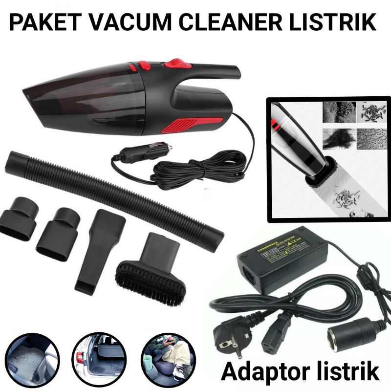 Jual vacuum vacum fakum cleaner listrik penyedot debu mobil rumah sofa ...